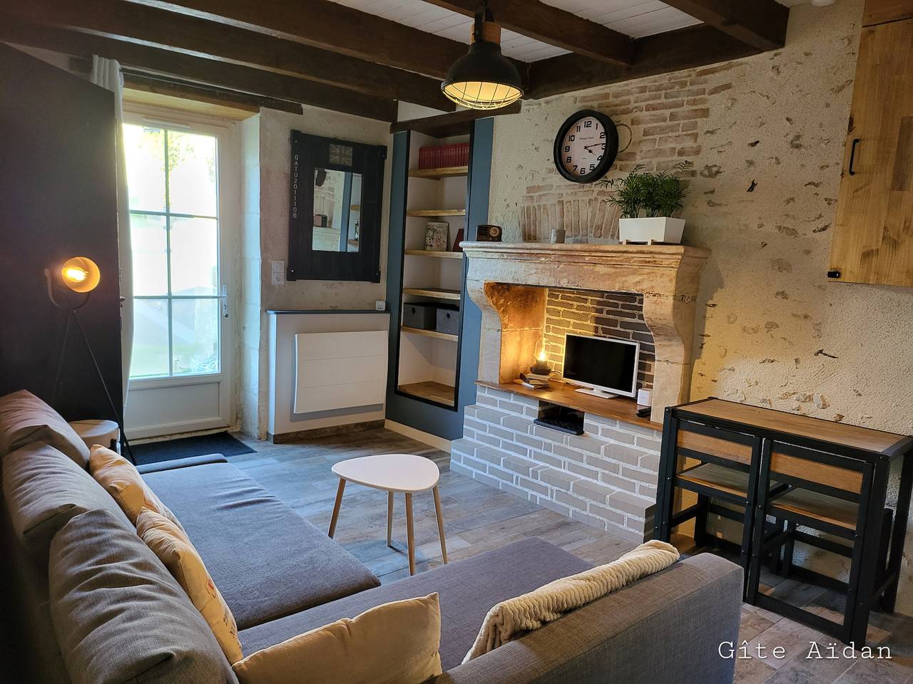 Ferienhaus „Le Gîte Aïdan“ mit Gemeinschaftsgarten und Wlan